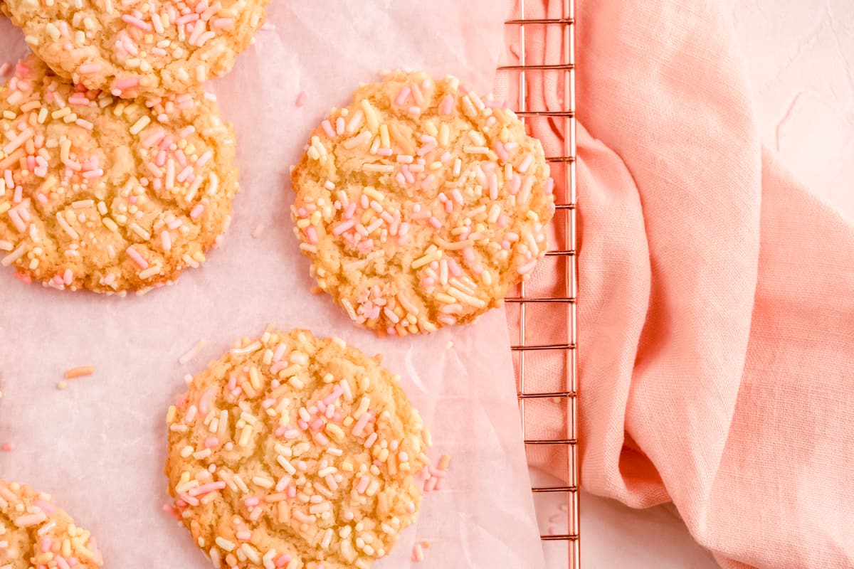 The BEST Birthday Cake Sugar Cookies - Mint + Mallow Kitchen
