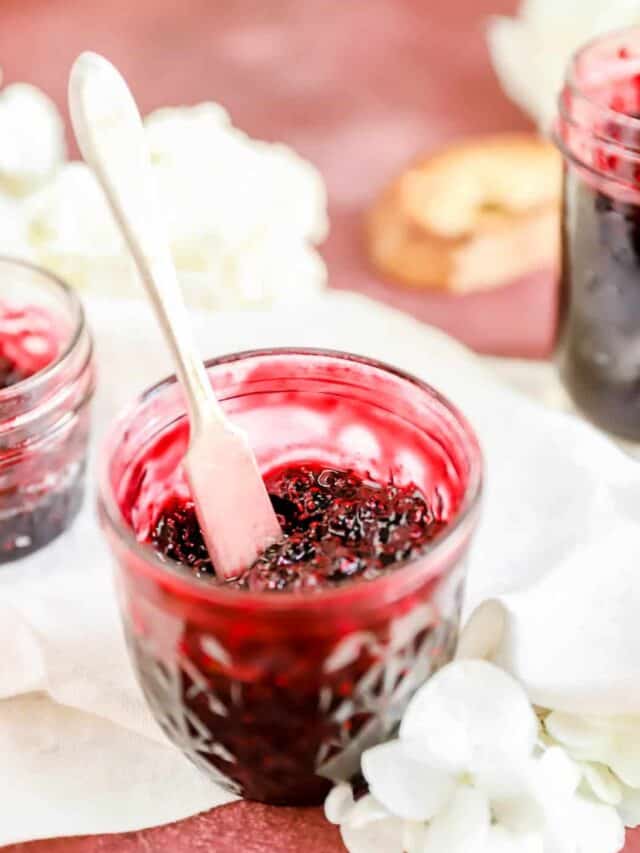 Black Raspberry Jam Recipe - Mint + Mallow Kitchen