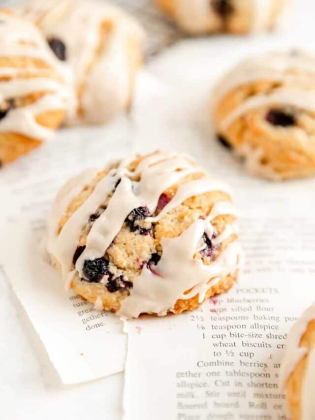 Blueberry Scone Recipe - MINT + MALLOW Kitchen