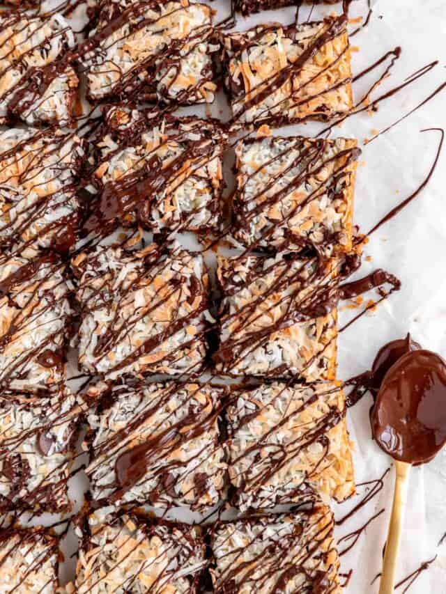 Eagle Brand Magic Cookie Bars - Mint + Mallow Kitchen