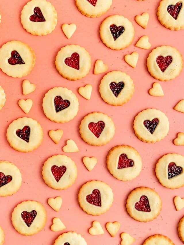 Raspberry Filled Cookies - Mint + Mallow Kitchen